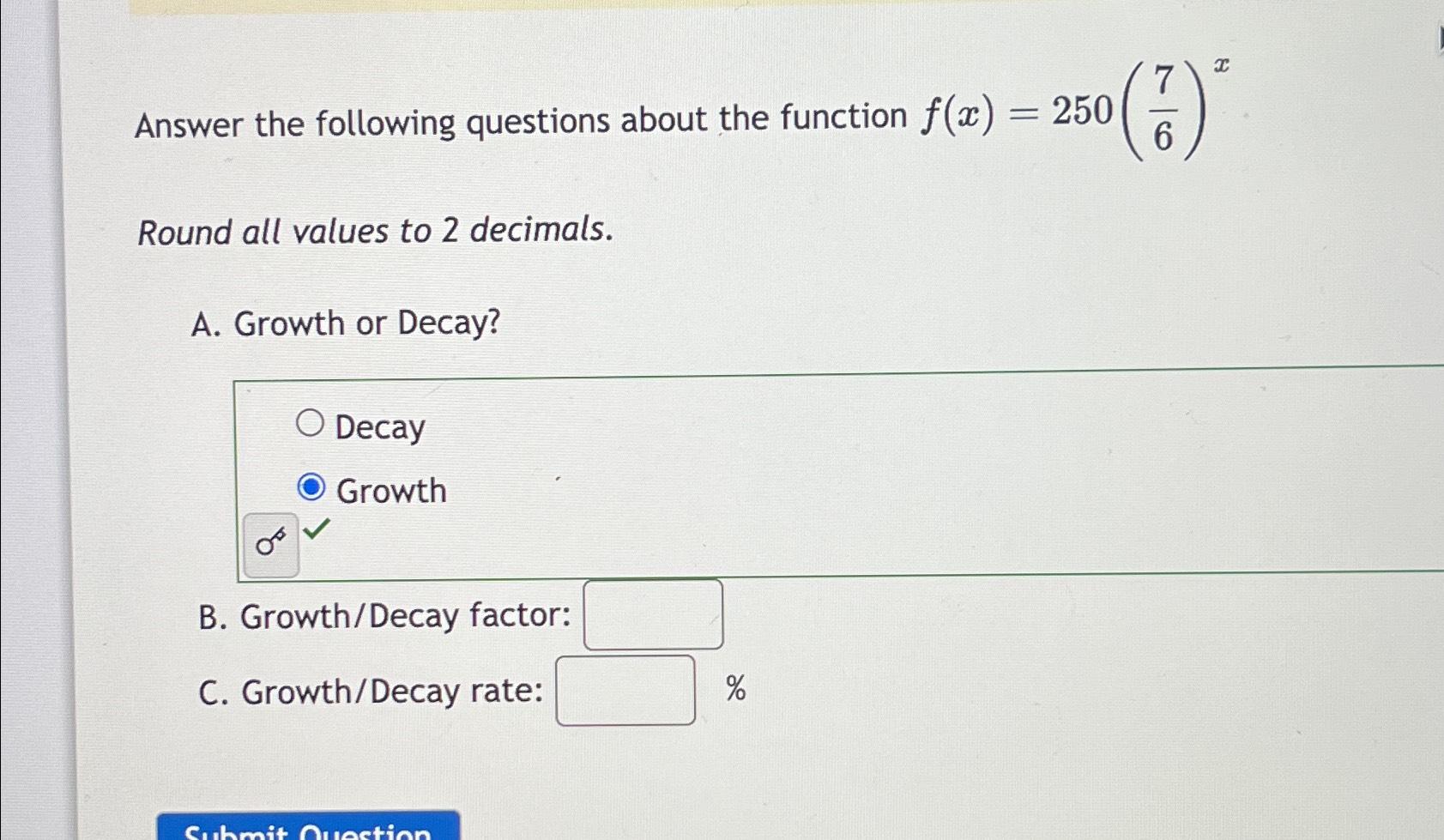 Solved Answer the following questions about the function | Chegg.com
