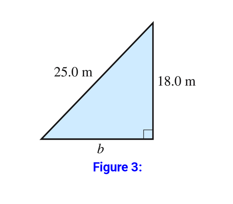 Solved Find the length (in m) of the missing side for the | Chegg.com