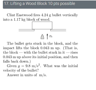 Solved Lifting a Wood Block 10 ﻿pts possibleClint Eastwood | Chegg.com