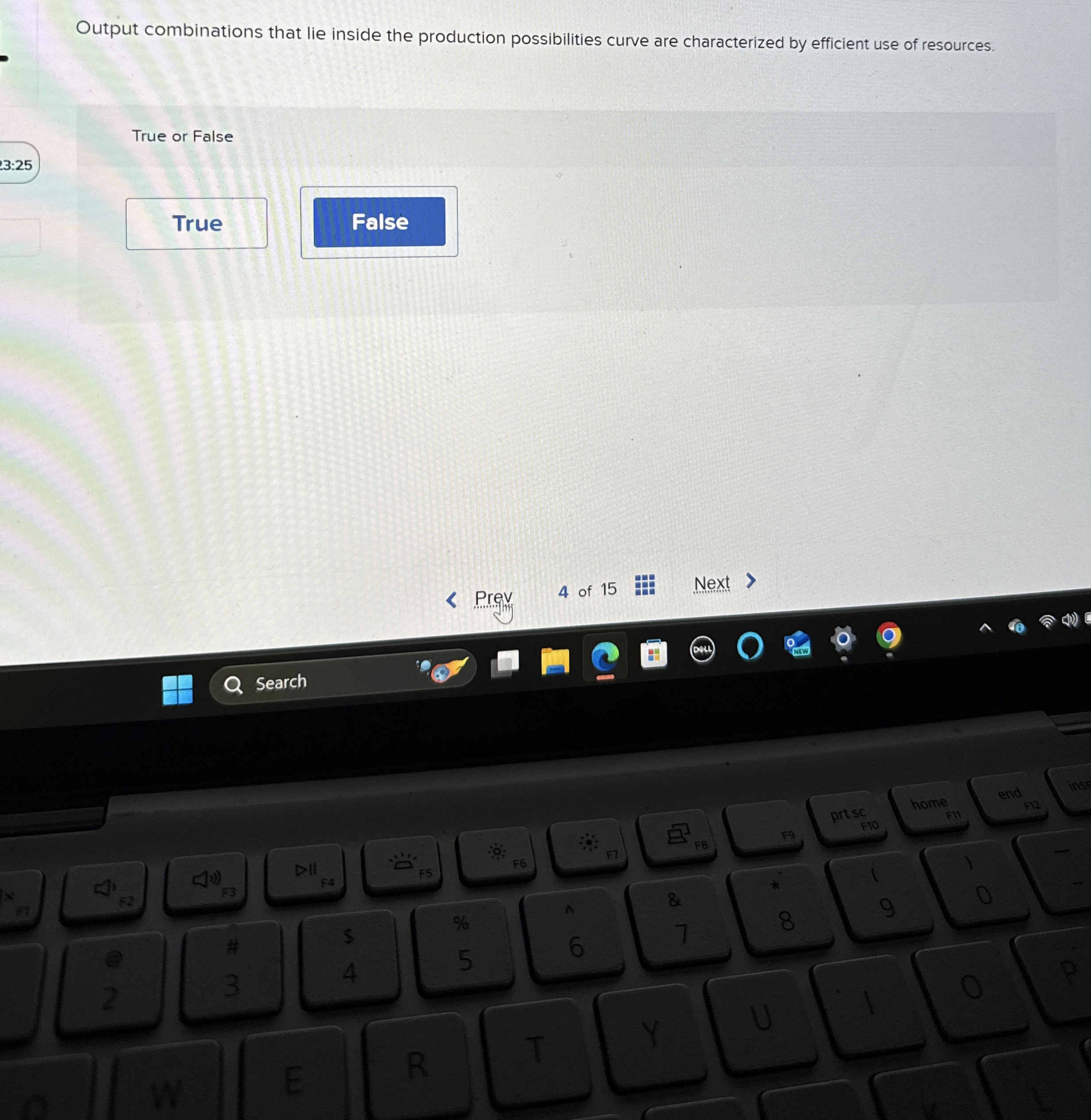 Solved Output combinations that lie inside the production | Chegg.com