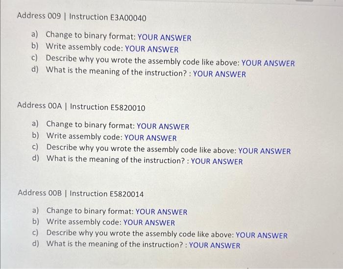 Solved these questions are related to computer architecture | Chegg.com