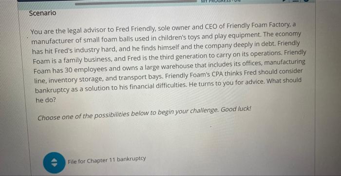 Solved You are the legal advisor to Fred Friendly, sole | Chegg.com