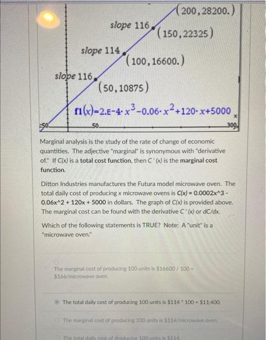 Solved Marginal analysis is the study of the rate of change | Chegg.com