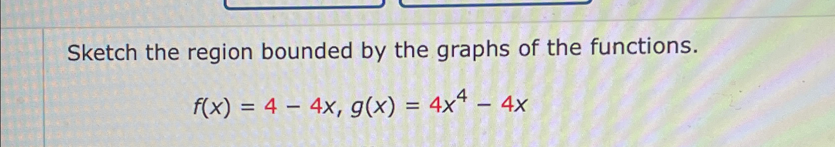 Solved Sketch the region bounded by the graphs of the | Chegg.com