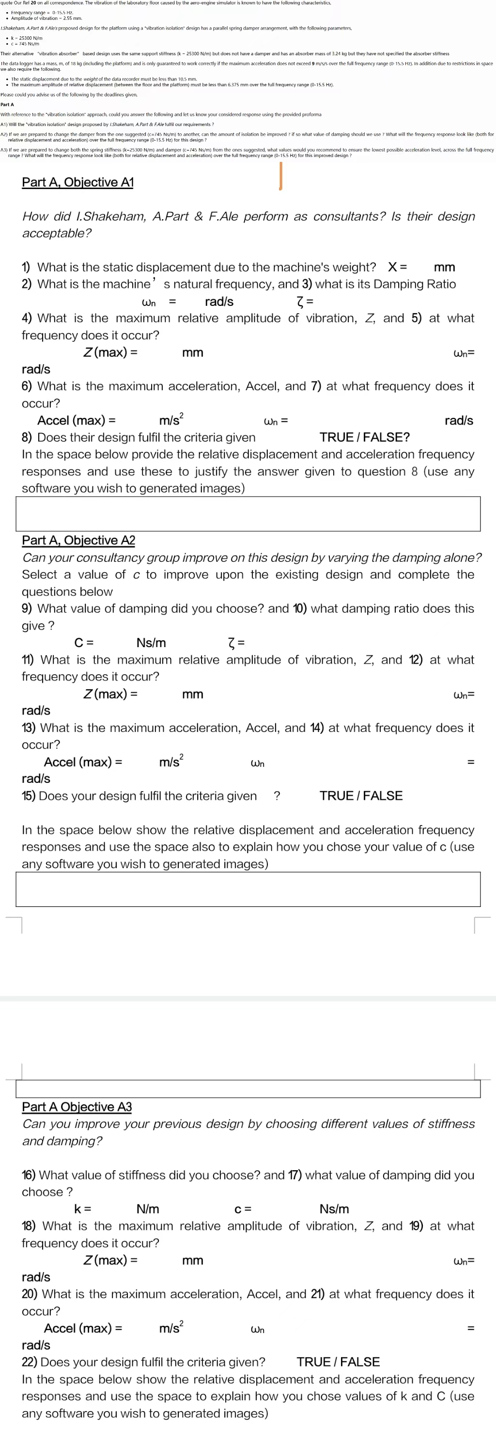 Solved Part A, ﻿Objective A1How did I.Shakeham, A.Part & | Chegg.com
