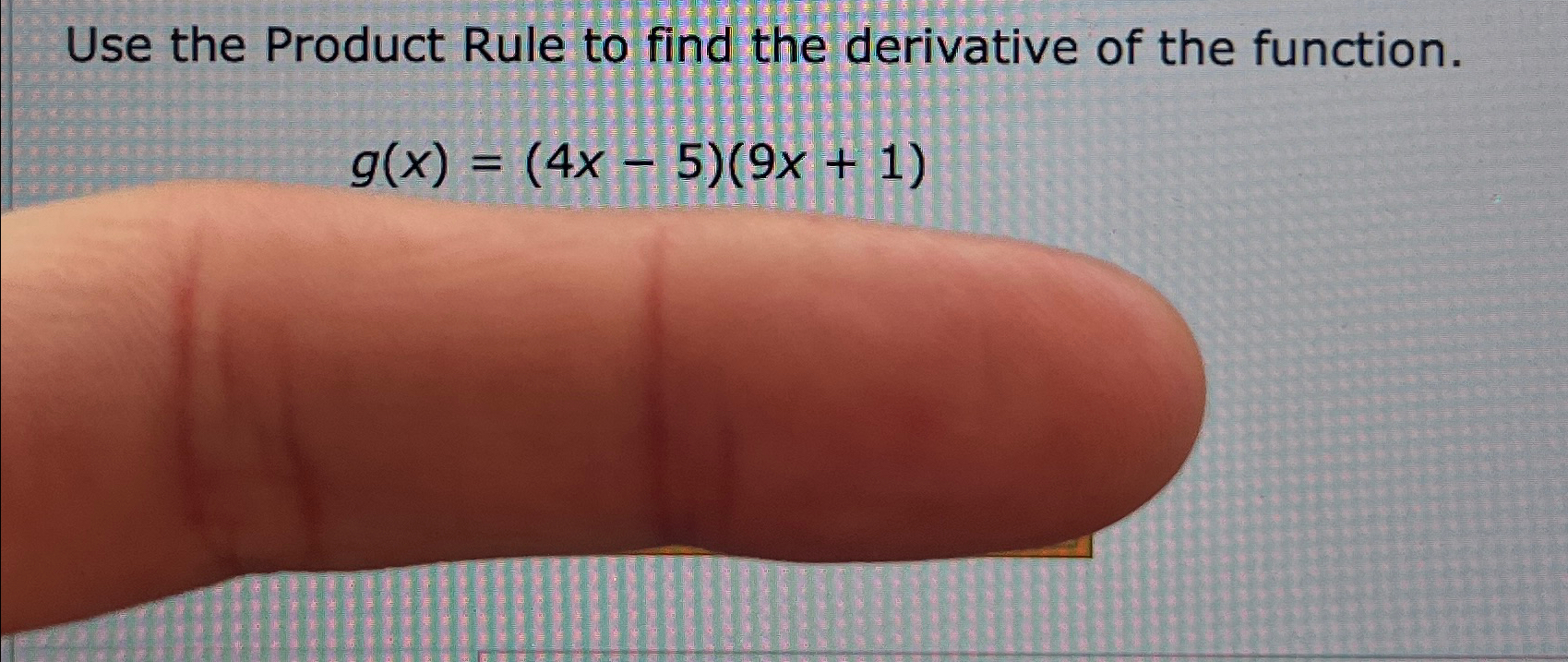 Solved Use the Product Rule to find the derivative of the | Chegg.com