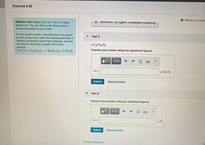 Solved For the reaction shown, calculate how many grams of | Chegg.com