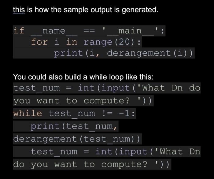 Solved Create A Recursive Function That Finds D For N 0
