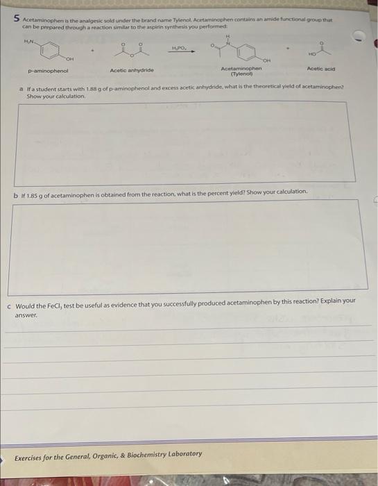 Solved Synthesis of Aspirin Data Table Procedure Reference | Chegg.com