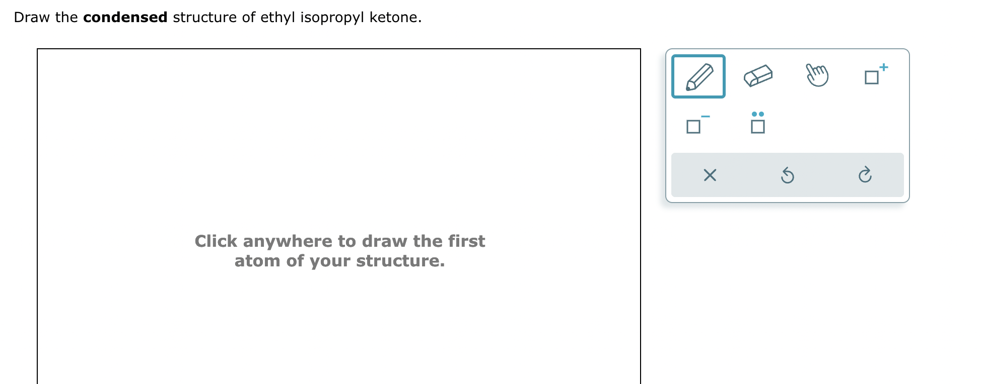 Solved Draw the condensed structure of ethyl isopropyl | Chegg.com