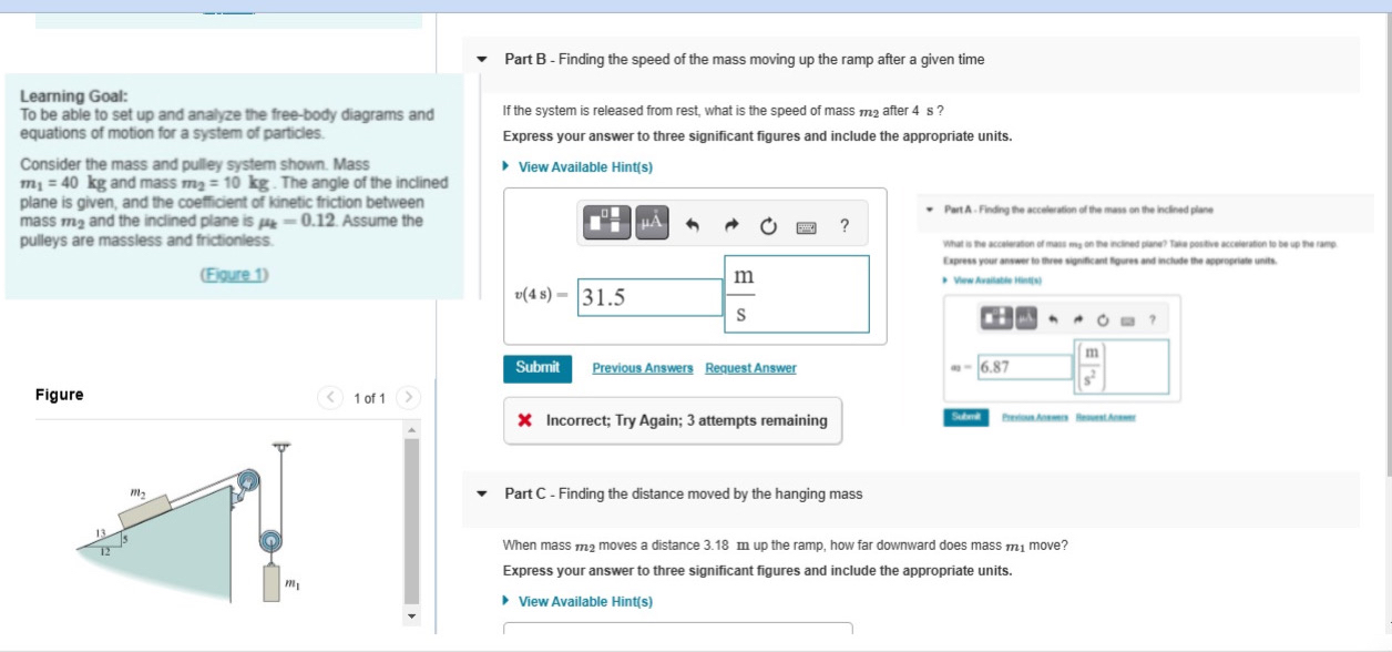 Solved Please solve part a and b and cLearning Goal:To be | Chegg.com