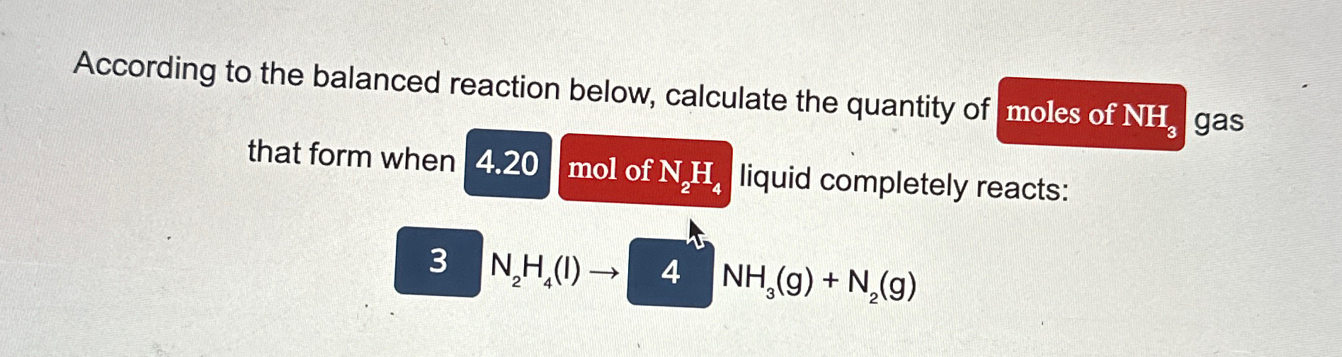 Solved According to the balanced reaction below, calculate | Chegg.com