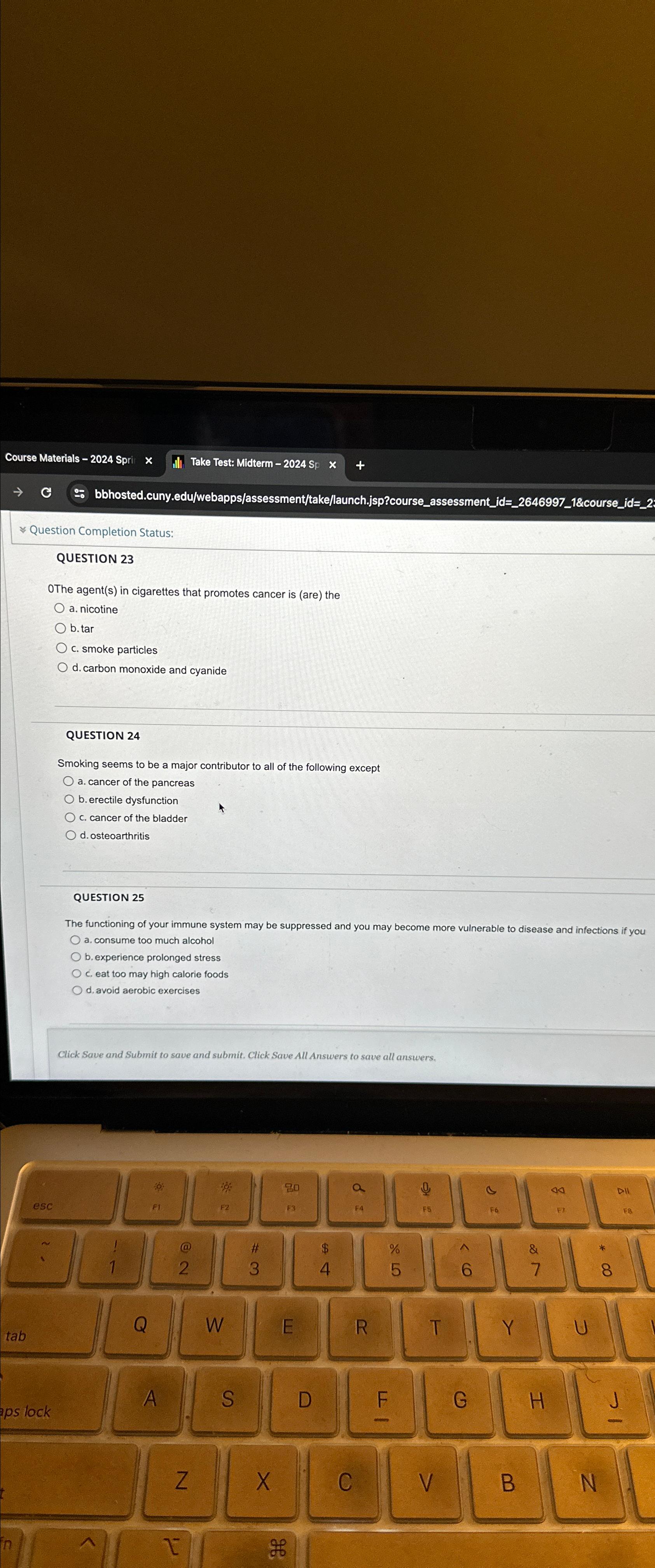 Solved Course Materials - 2024 ﻿Spri × ﻿dli Take Test: | Chegg.com