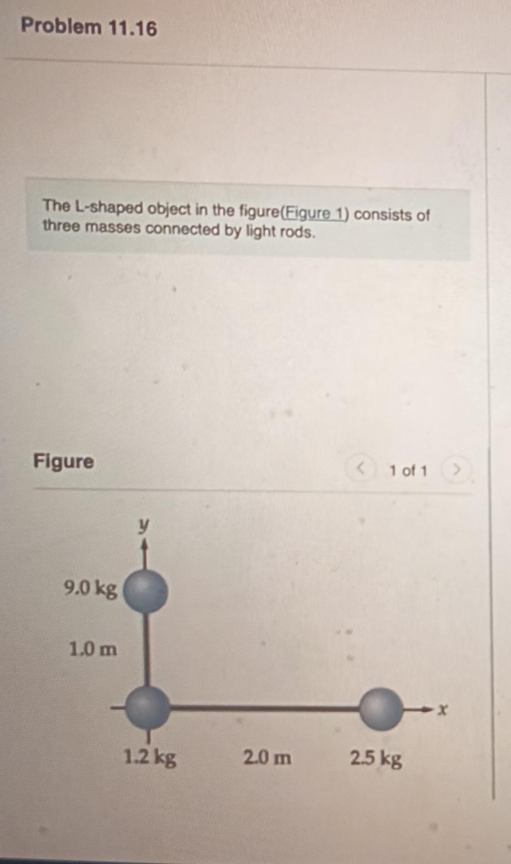Solved The L-shaped object in the figure(Figure 1) consists | Chegg.com