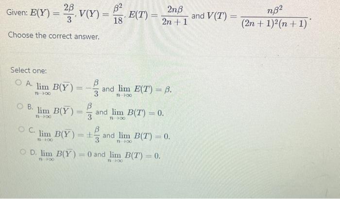 Solved Suppose that Y1,Y2,…Yn is a random sample of the | Chegg.com