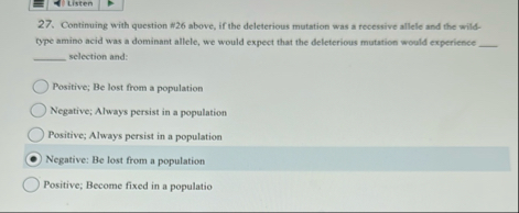 Solved Continuing with question #26 ﻿above, if the | Chegg.com
