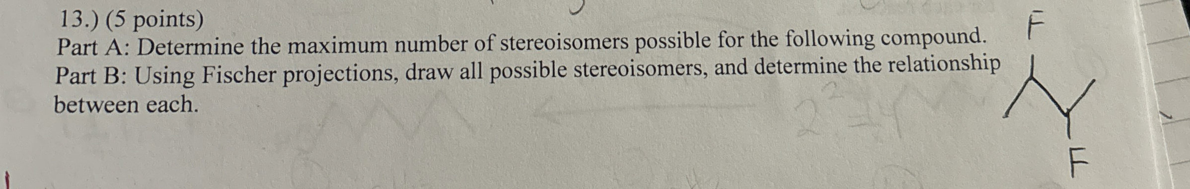 Solved 13.) (5 ﻿points)Part A: Determine the maximum number | Chegg.com