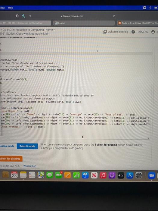 Solved c++ what am i doung wrong here, trying to fix the | Chegg.com