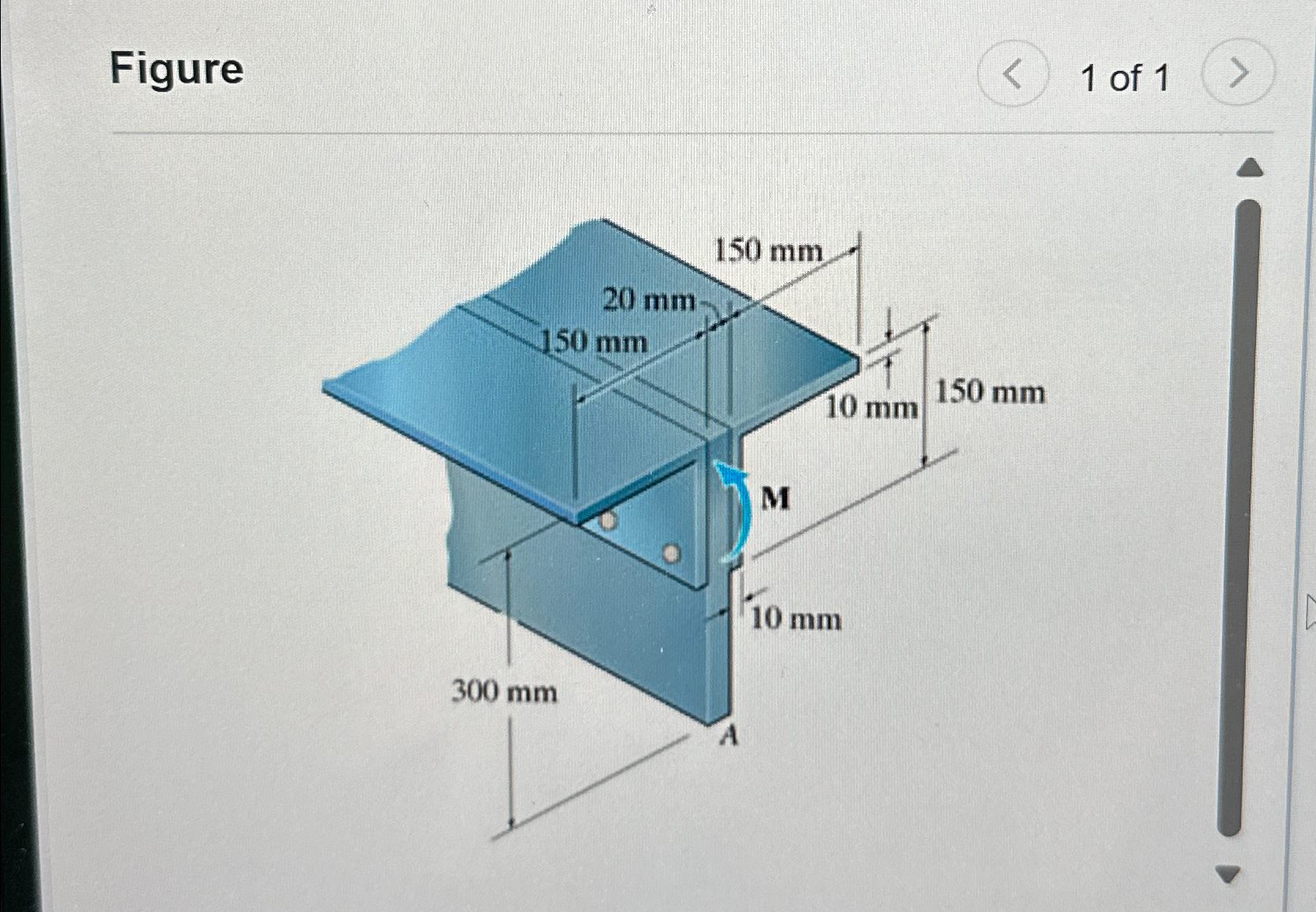 Solved The built-up beam is subjected to an internal moment | Chegg.com