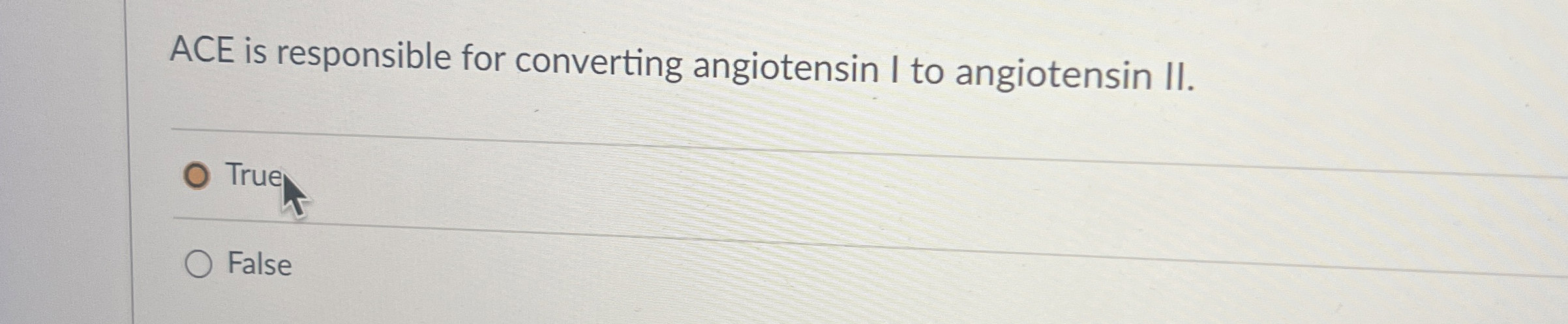 Solved ACE is responsible for converting angiotensin I to | Chegg.com
