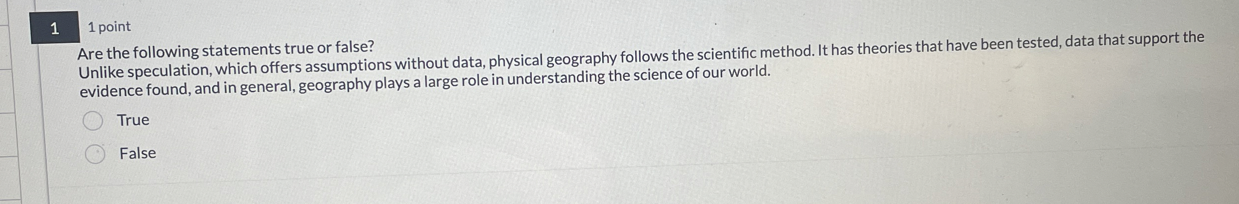 Solved 11 ﻿pointUnlike speculation, which offers assumptions | Chegg.com