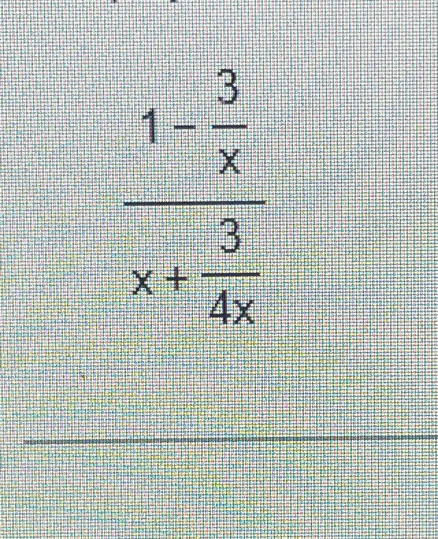 Solved 1-3xx+34x | Chegg.com