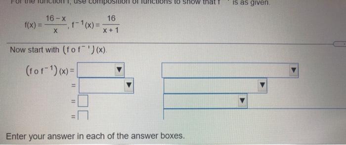 Solved For the function f, use composition of functions to | Chegg.com