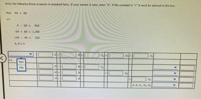 Solved Write the following linear program in standard form. | Chegg.com