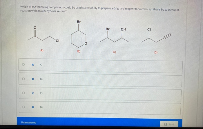 Solved Which of the following compounds could be used | Chegg.com