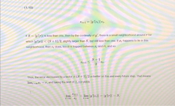 Solved 7. Use Theorem 1.6 to determine whether Fixed-Point | Chegg.com