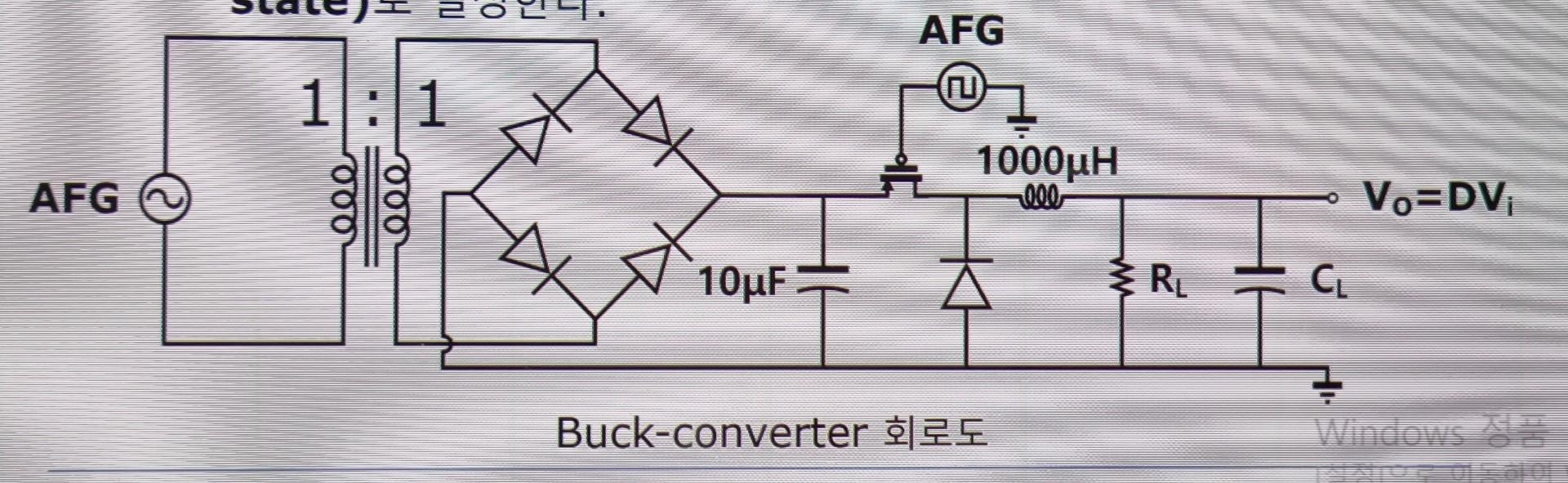 Solved Buck-converter 회로도 | Chegg.com