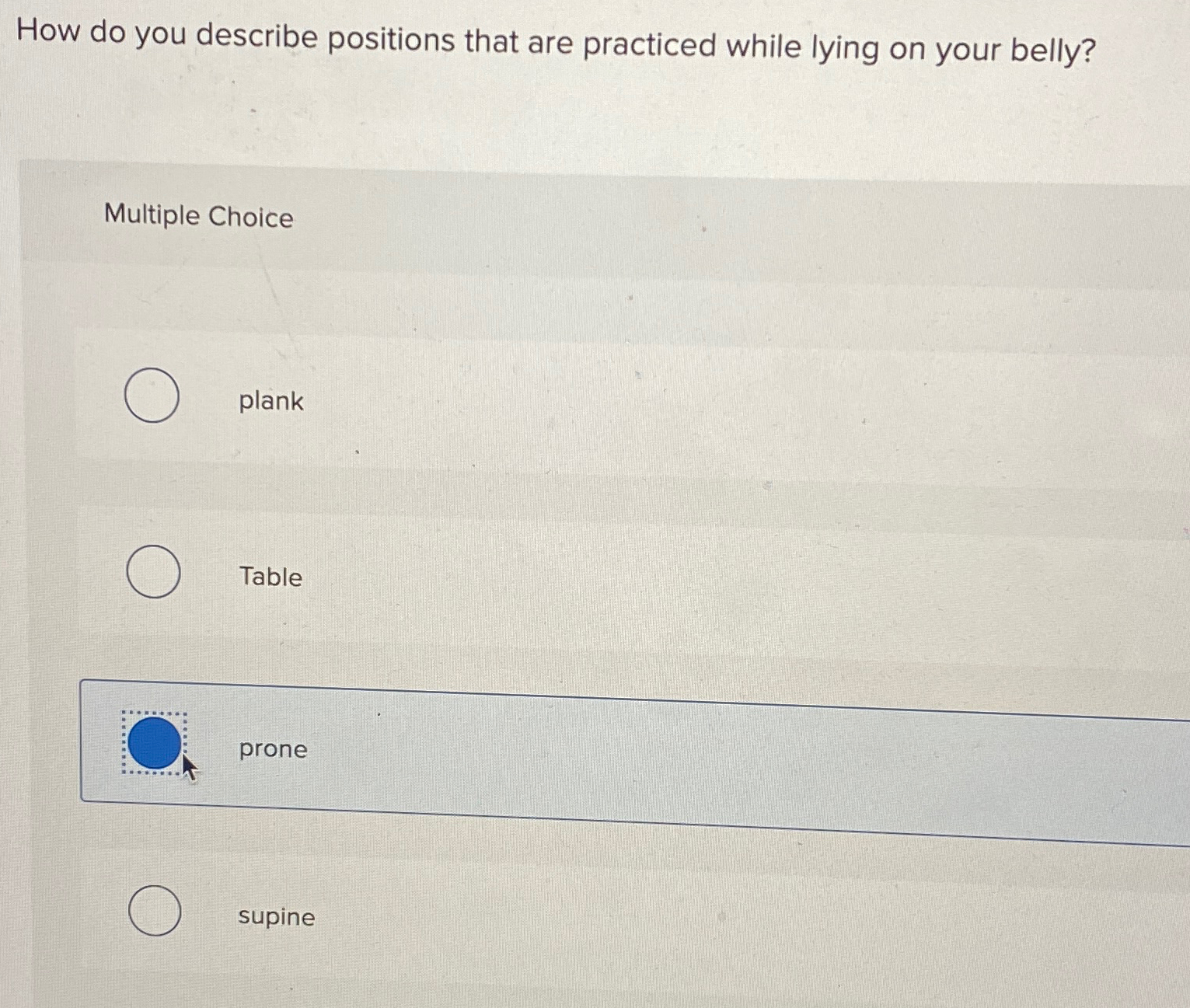 Solved How do you describe positions that are practiced | Chegg.com