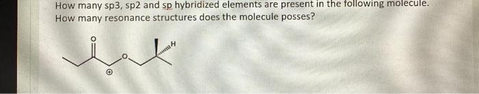 Solved Draw all possible resonance structure of the | Chegg.com