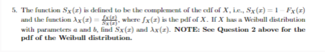 Solved The random variable x ﻿is said to have a Weibull | Chegg.com