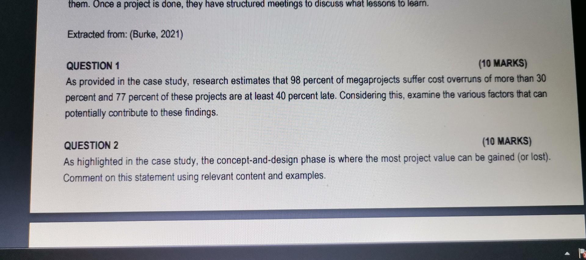 Solved QUESTION 1 (10 MARKS) As provided in the case study, | Chegg.com