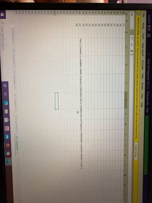 Solved AutoSave On BUQU1230 Assignment 1 Ch 1.2 - Protected | Chegg.com