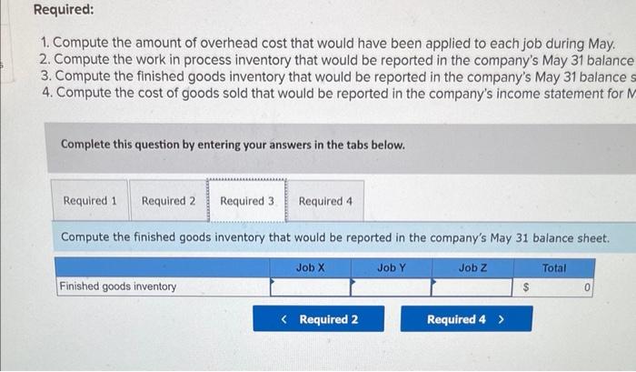 Solved Heritage Company uses a job-order costing system to | Chegg.com