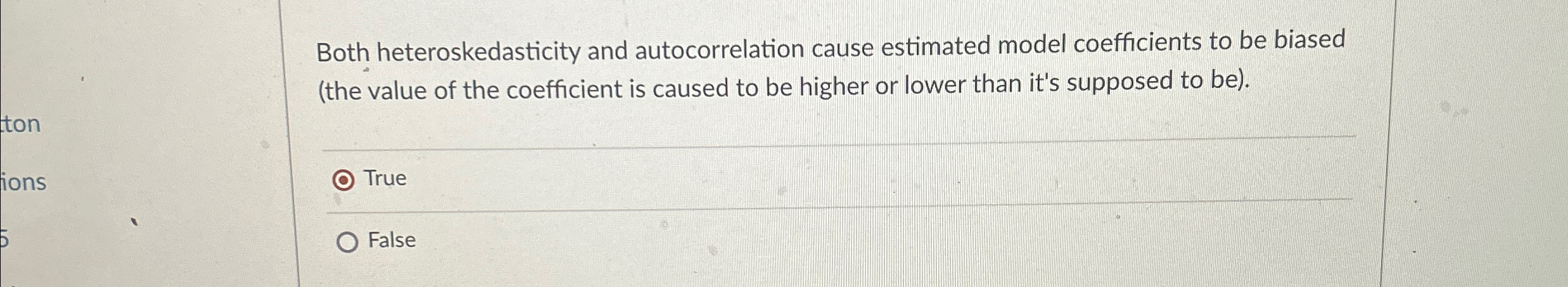Solved Both Heteroskedasticity And Autocorrelation Cause