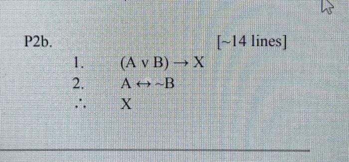 Solved can you solve this 14 line proof without using direct | Chegg.com