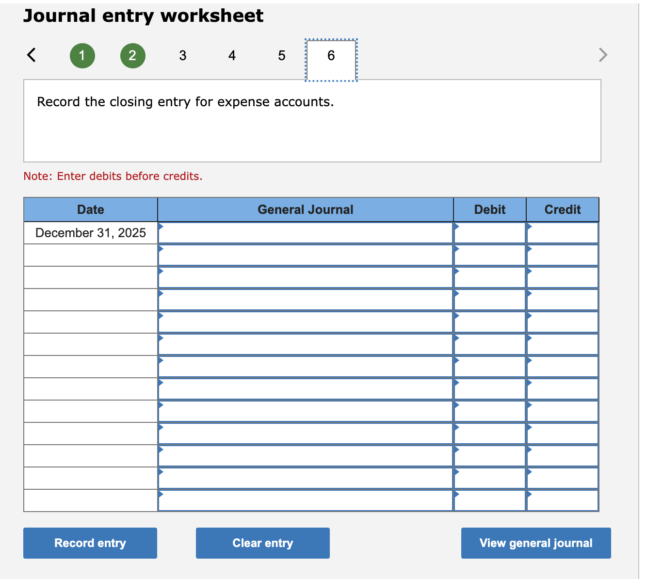Solved Journal entry worksheetRecord the closing entry for | Chegg.com
