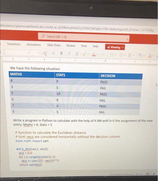 Solved We have the following situation Write a program in | Chegg.com