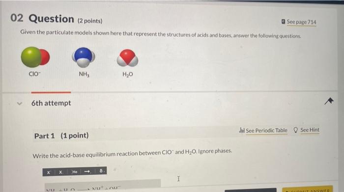 Solved 02 Question (2 points) See page 714 Given the | Chegg.com