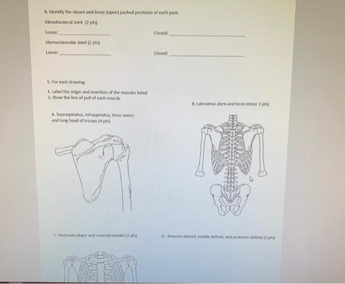 Solved 4. Idently the closed and toote (open) packed | Chegg.com