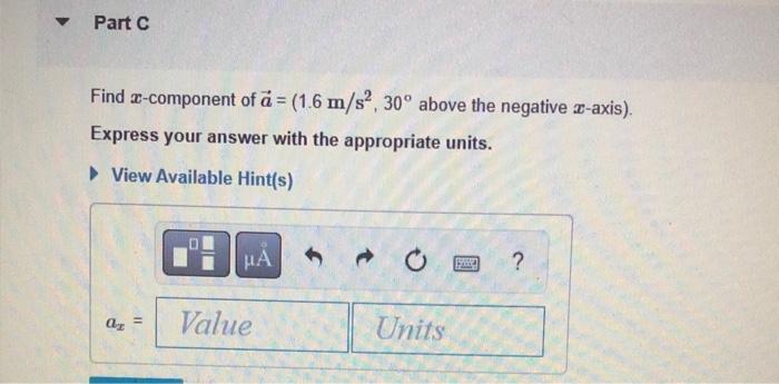 Solved Find x-component of v=(4.5 m/s,30∘ clockwise from the | Chegg.com