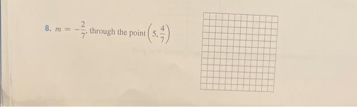 Solved In Exercises 2-8, determine the equation of the line | Chegg.com