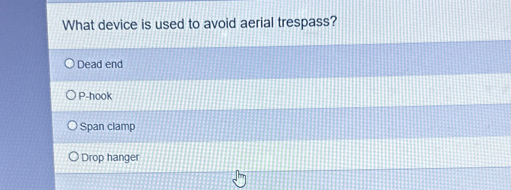 Solved What device is used to avoid aerial trespass?Dead | Chegg.com