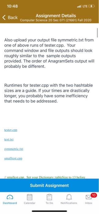 Ctt Implement a Dictionary class built on top of your | Chegg.com