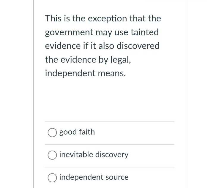 Solved This is the exception that the government may use | Chegg.com