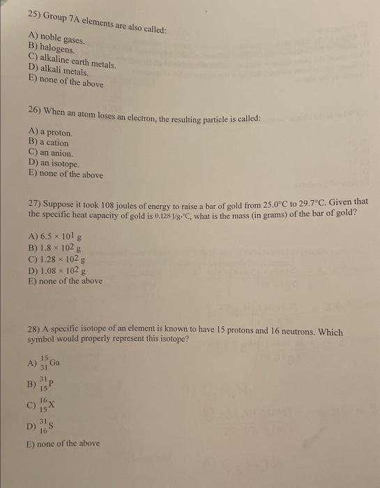 Solved Multiple Choice ( 3 pts each) 1) What term best | Chegg.com