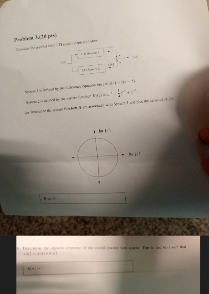 Solved Problem 3.(20pts)Consider the parallel fo alenicted | Chegg.com